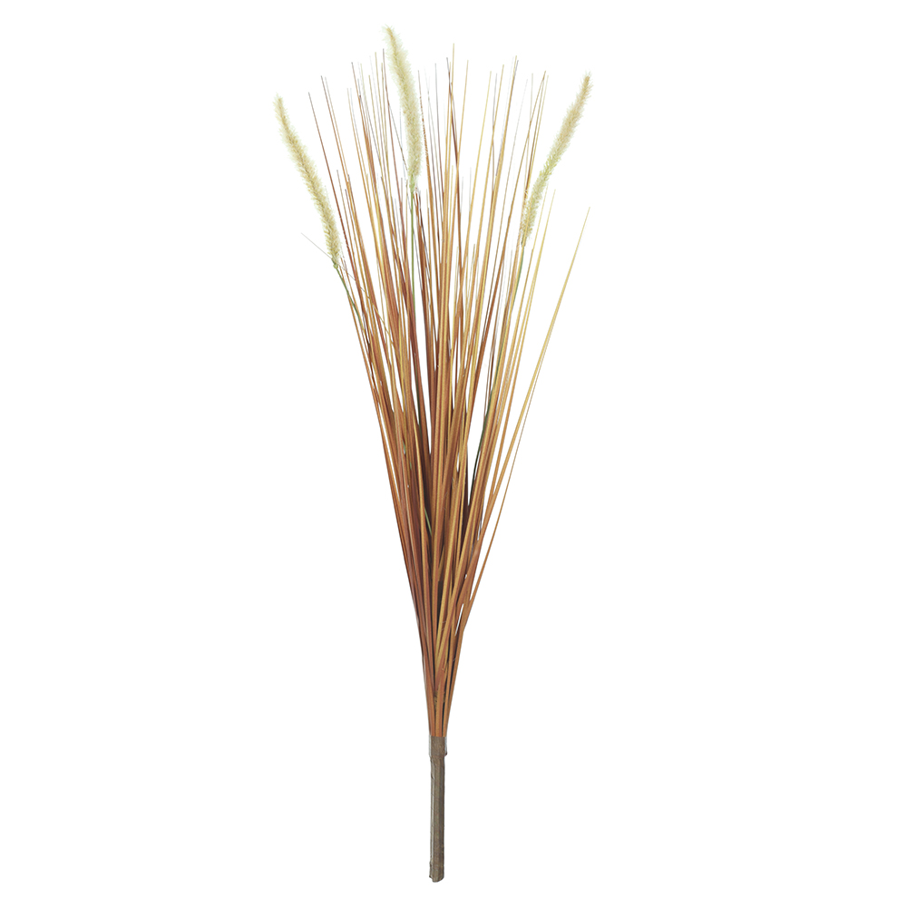 C.CAPIM C/PRINT C/PLUMA X3 (OCRE) 75cm | Florarte